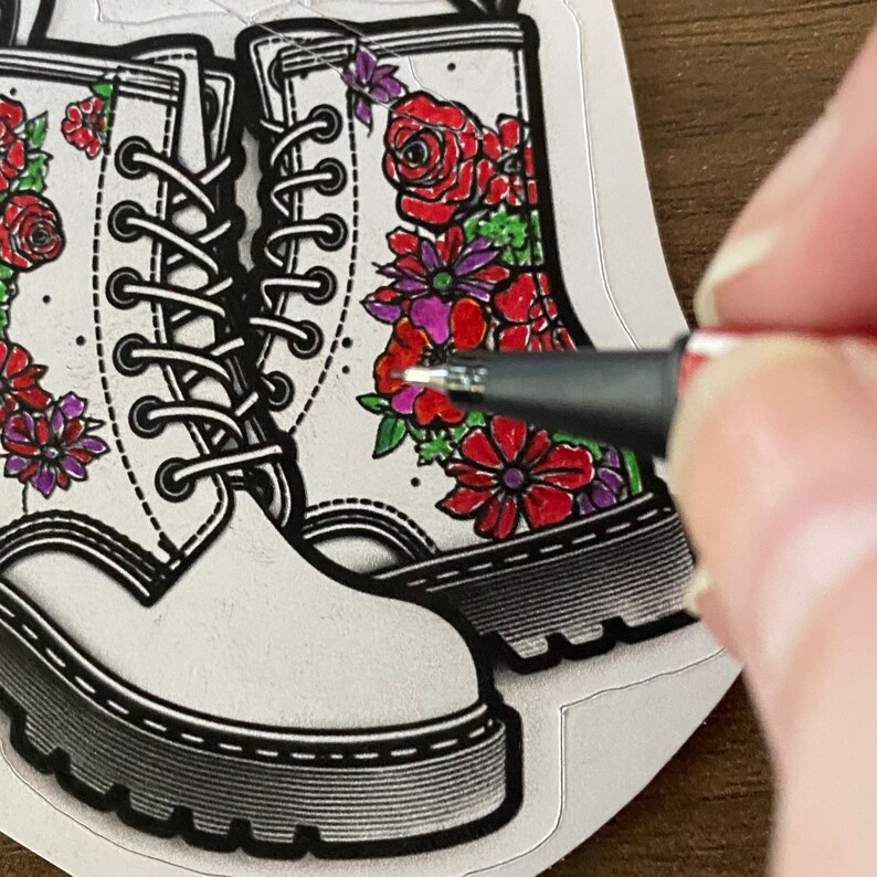 Sticker Stickers Colouring Coloring Kids Adult Color Activity DIY ...