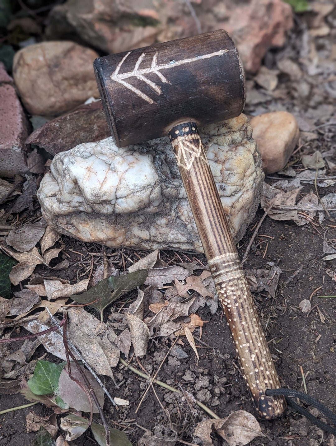 Wood Mallet / Norse Viking Hammer - Etsy