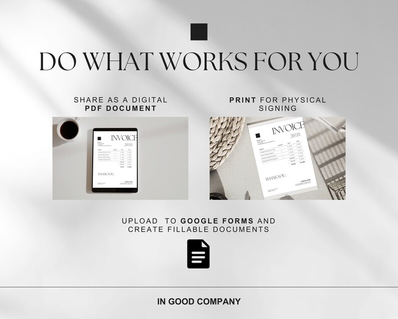 Interior Design Invoice, Receipt, Contract, and Pricing Guide Canva ...