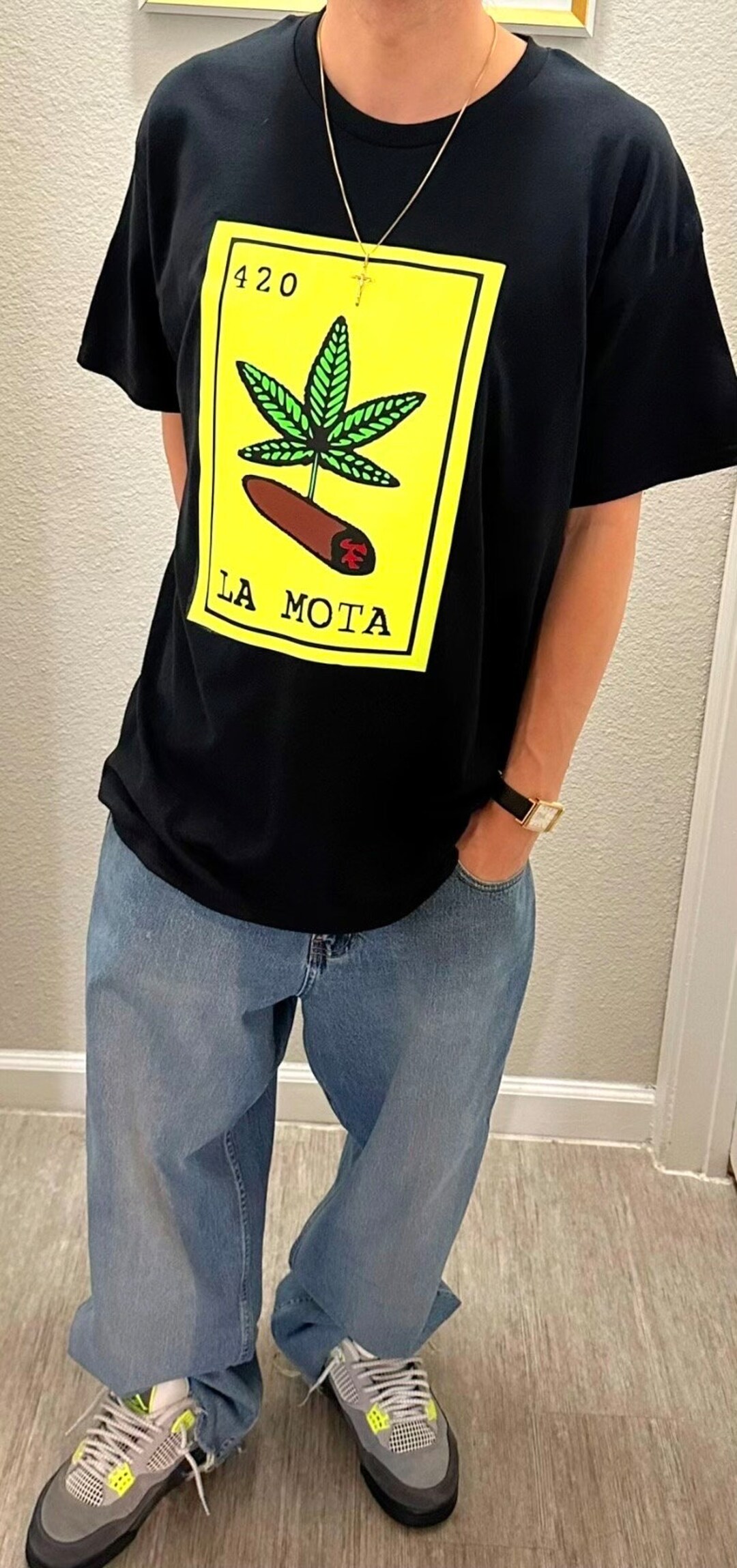 La Mota Glow in the Dark Custom T-shirt - Etsy