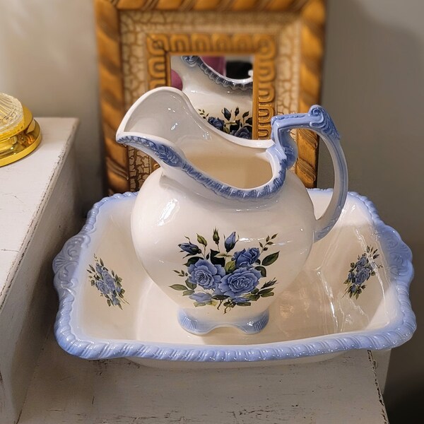 Basin Pitcher - Etsy