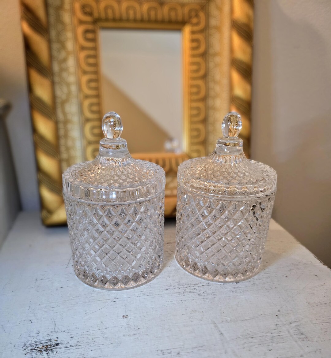 Glass Apothecary Jars With Lids, Glass Storage Jars Sold Individually ...
