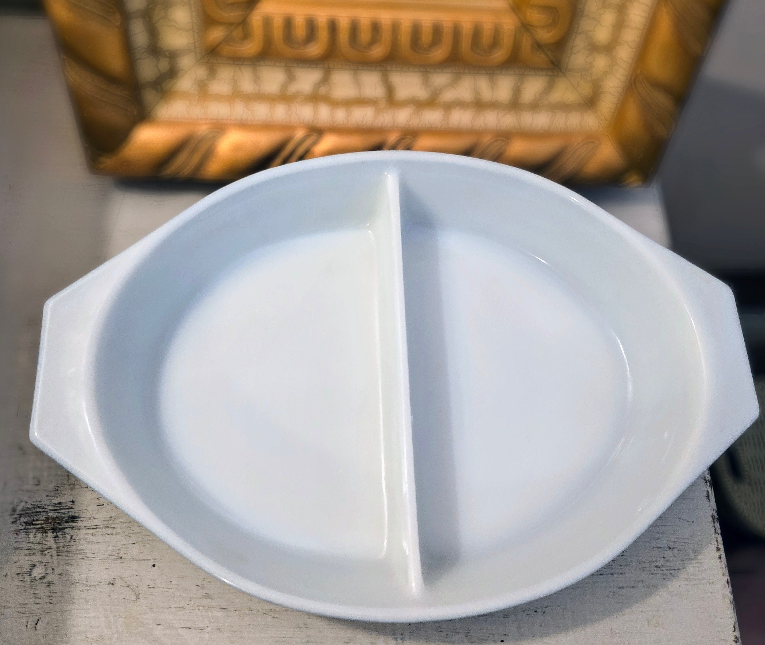 Vintage Blue Pyrex Divided Dish, Pyrex Casserole Dish - Etsy