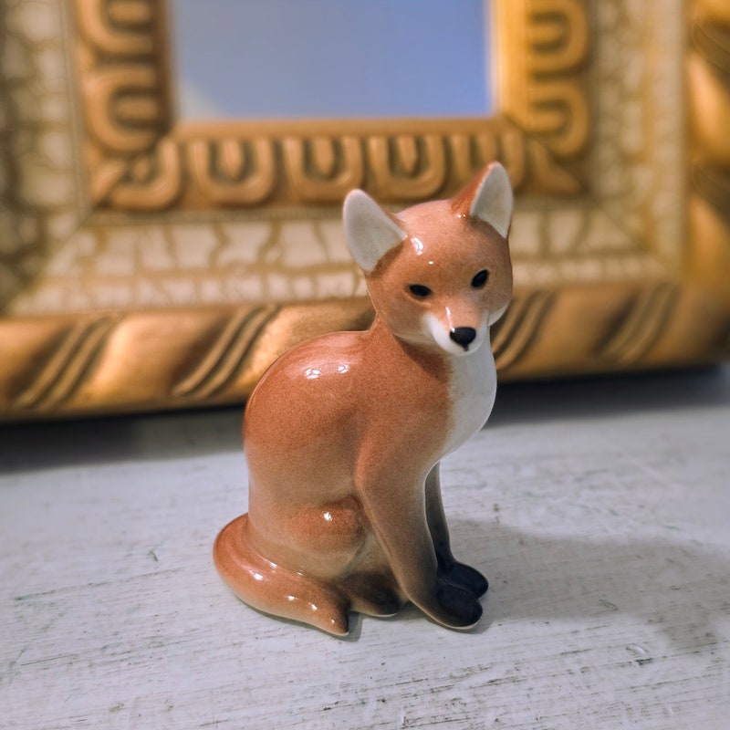 Fox Figurine - Etsy