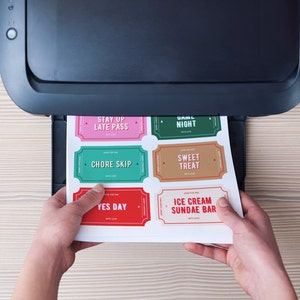 Christmas Coupon EDITABLE, Printable Coupon Template, Custom Christmas ...