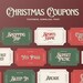 Christmas Coupon EDITABLE, Printable Coupon Template, Custom Christmas ...