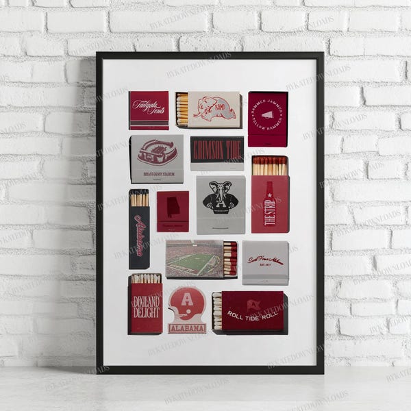 Alabama Poster - Etsy
