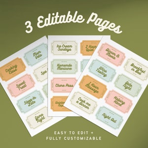 Mother's Day Coupon Book, Mother's Day Coupons, Mother's Day Gift, Gift ...