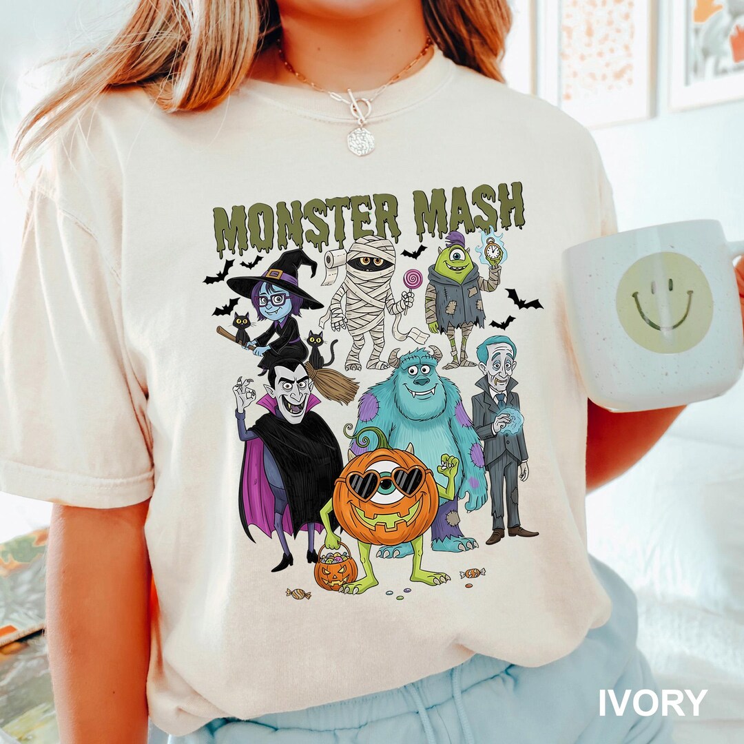 Retro Halloween Monster Mash Shirt, Comfort Colors, Halloween Monster ...