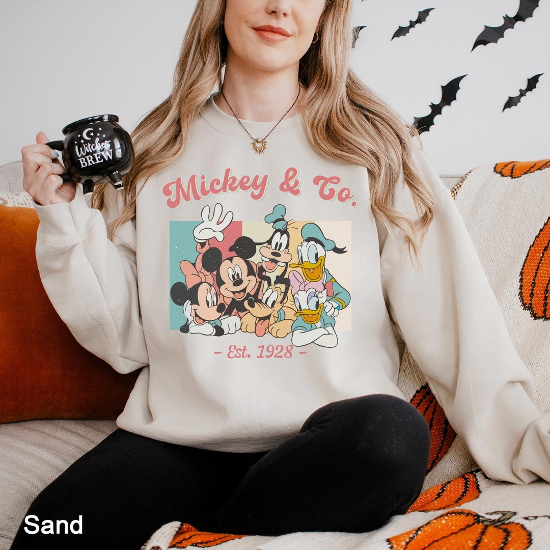 Sweat-shirt Disney Mickey et Cie, sweat-shirt amis Disney, sweat à ...