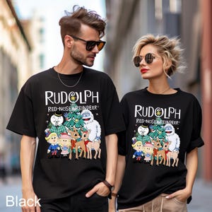 Rudolph, Christmas Shirt, Rudolph Christmas Shirt, Rudolph Red Nosed ...