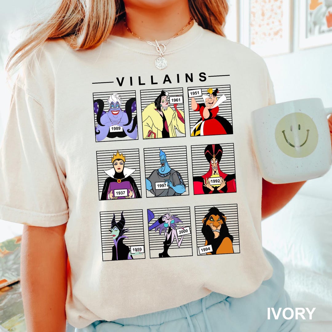 Villains Shirt, Disney Villains, Witch Shirt, Villains, Disney Shirt ...