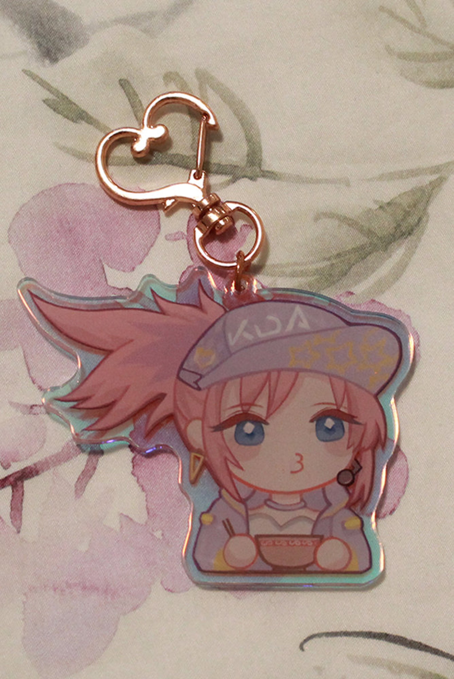K/DA Akali Charm Keychain TFT LOL Teamfight Tactics League of Legends ...