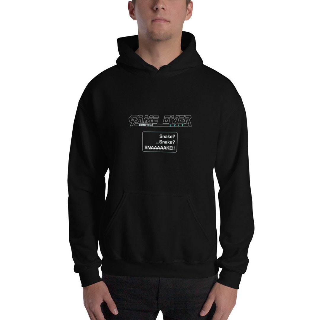 Metal Gear Solid Hoodie, Retro Gaming Hoodie, Solid Snake Graphic ...