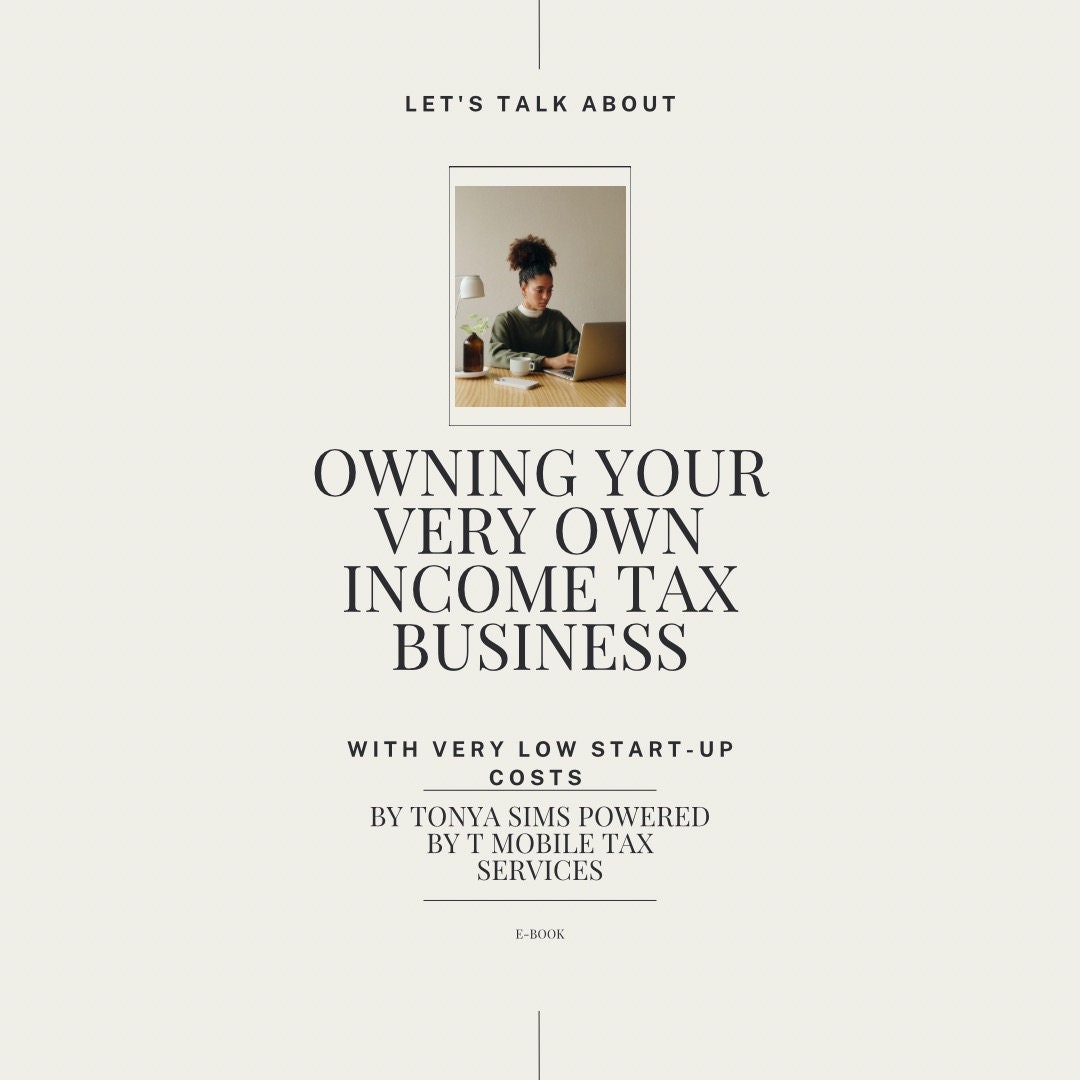 Owning Your Very Own Income Tax Office EBOOK - Etsy