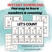 Printable Finger Counting Flashcards, Poster and Activities - Etsy