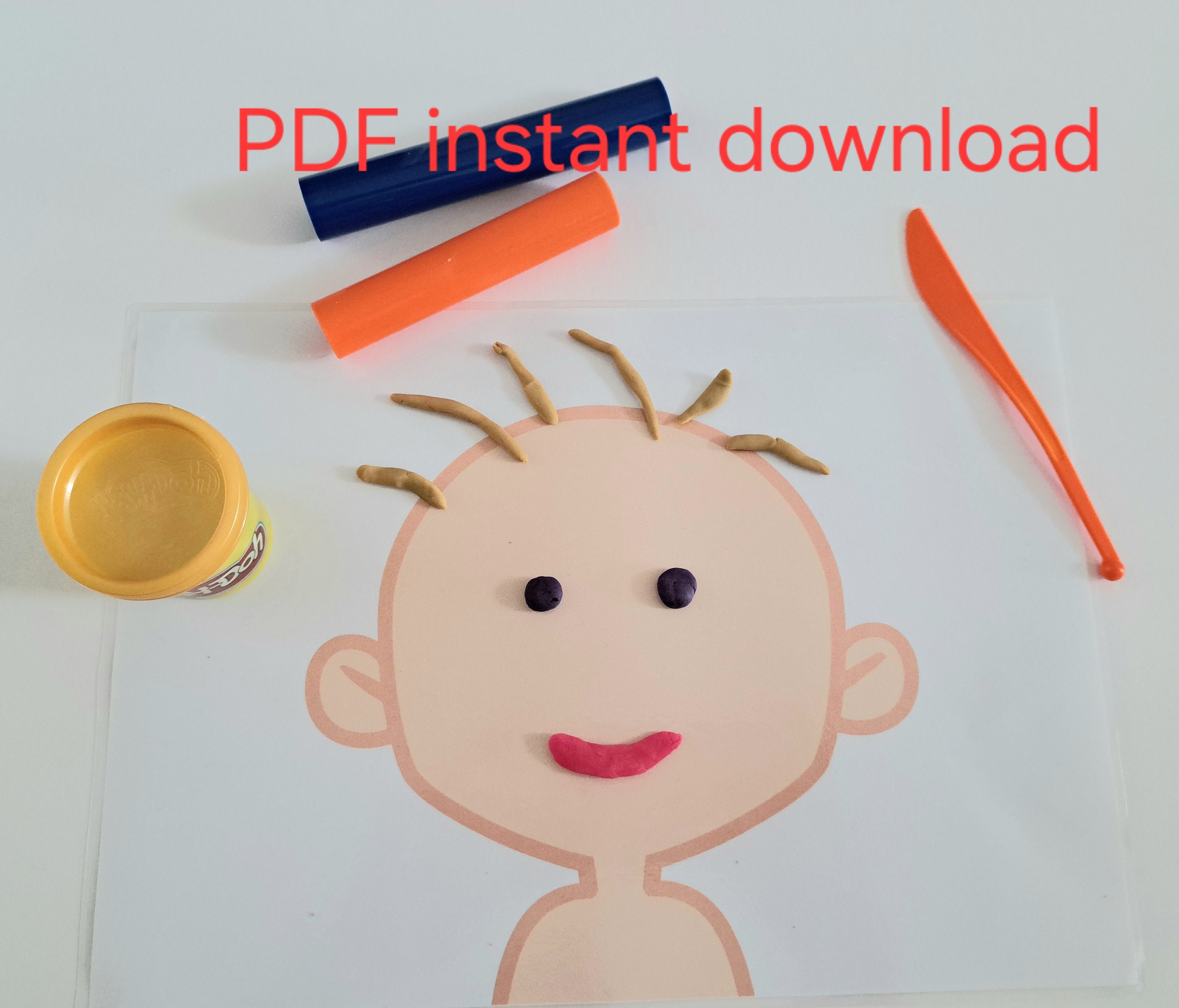 Playdough Mat Kids Activity Sheets Learning Resources Toddler ...