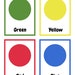 Printable Colours Flashcards - Etsy
