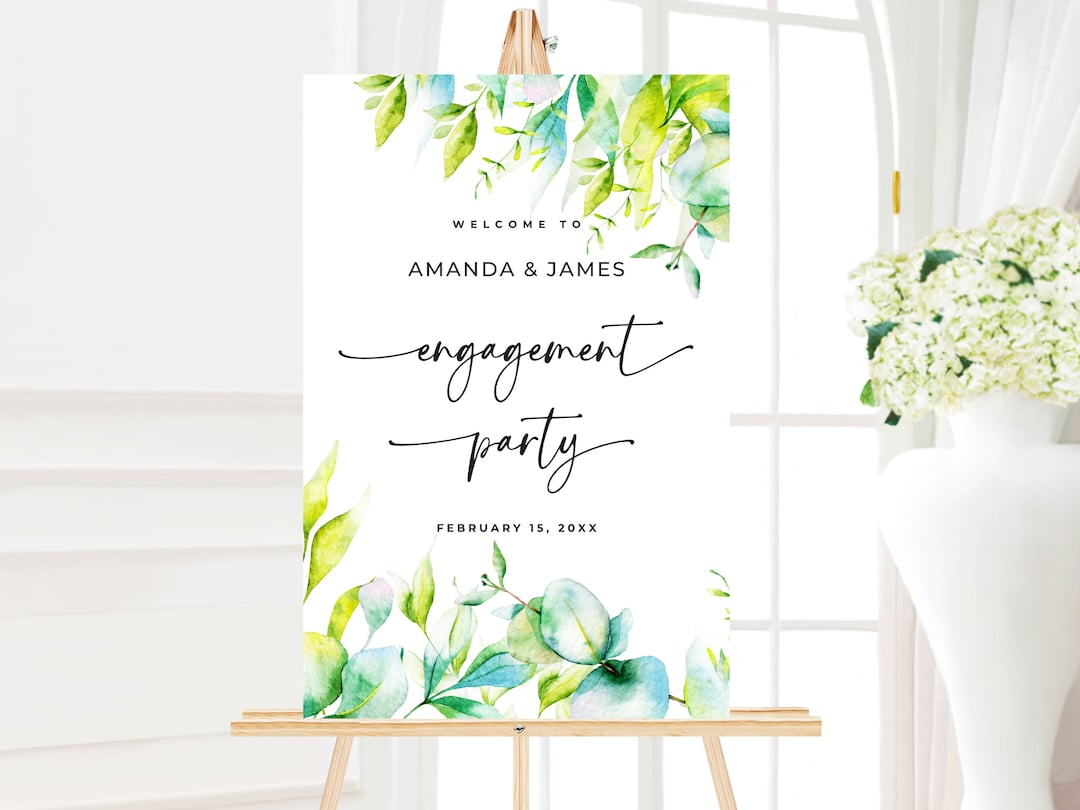 Engagement Party Sign Engagement Party Engagement Party - Etsy