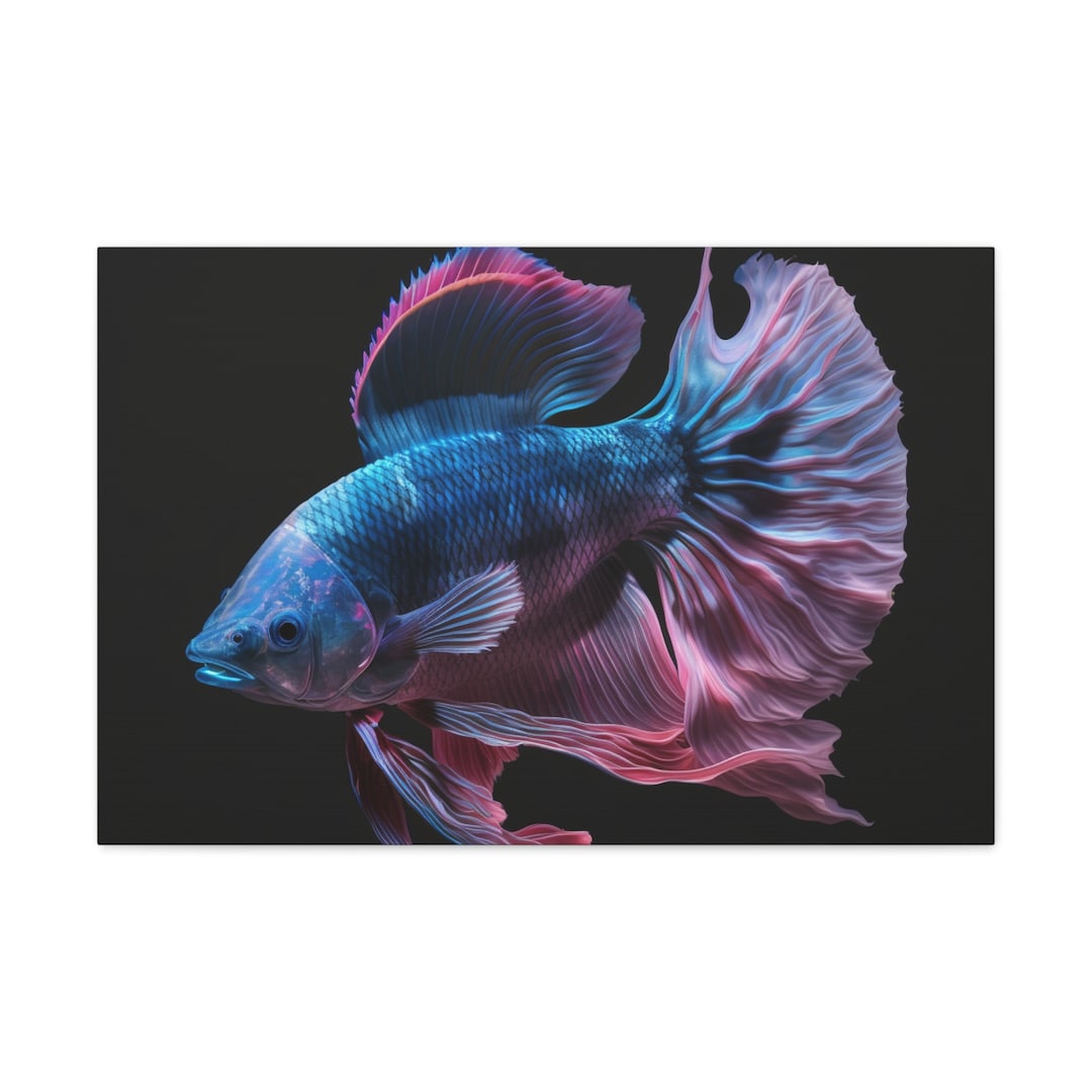 Faded Fish, Eye Catching Art, Home and Office Decor, Wall Art ...