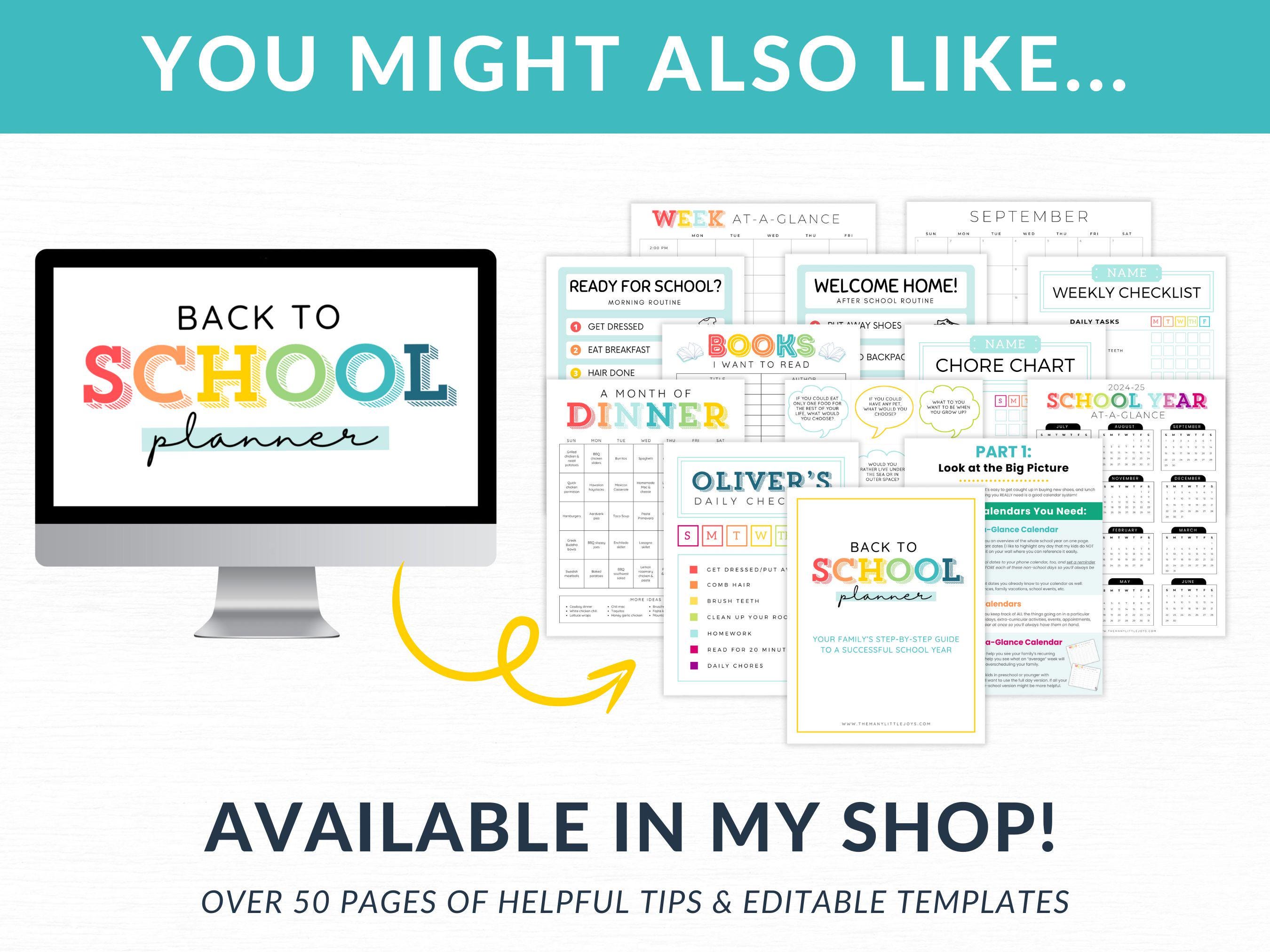 Kids Summer Daily Checklist - Editable Canva Template - Etsy