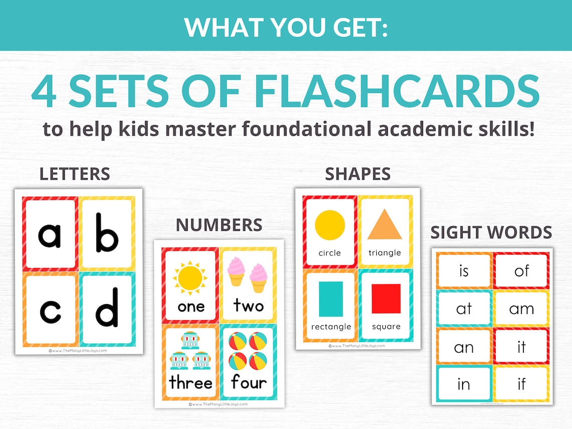 HUGE BUNDLE Printable Flashcards & Activity Bundle for Preschool ... HUGE BUNDLE Printable Flashcards & Activity Bundle for Preschool ...