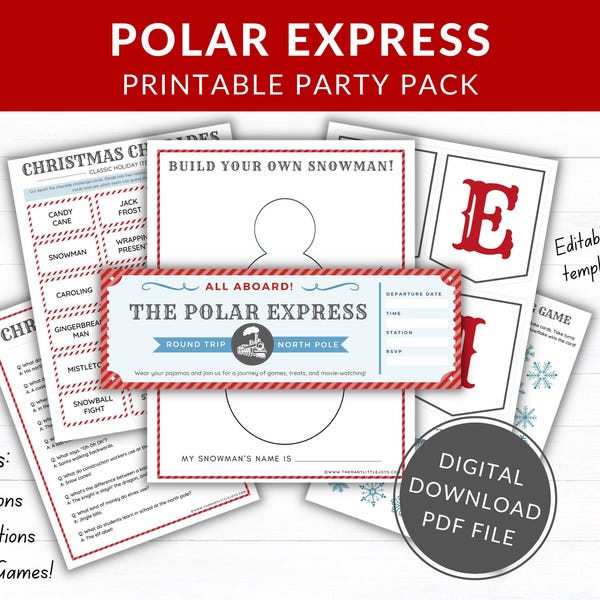 Polar Express Party - Etsy