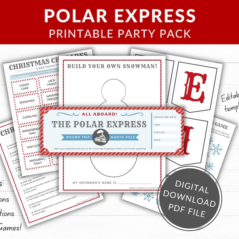 Polar Express Party - Etsy