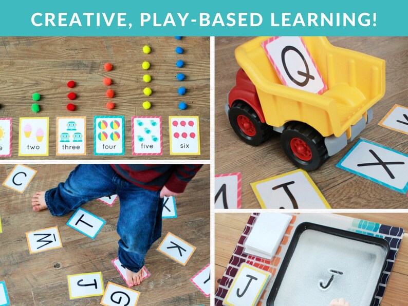 HUGE BUNDLE! Printable Flashcards & Activity Bundle for Preschool ...