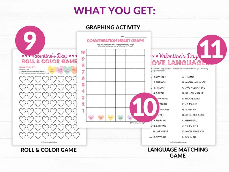 Valentine's Day Activities | Valentine's Day Party Games Printable ...