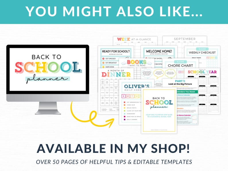 Before and After School Daily Routine Charts for Kids - Editable Canva ...