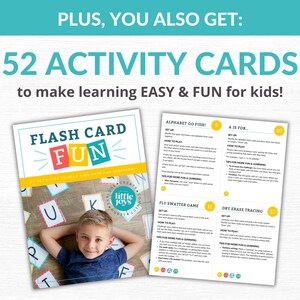HUGE BUNDLE! Printable Flashcards & Activity Bundle for Preschool ...