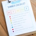 Kids Summer Daily Checklist - Editable Canva Template - Etsy