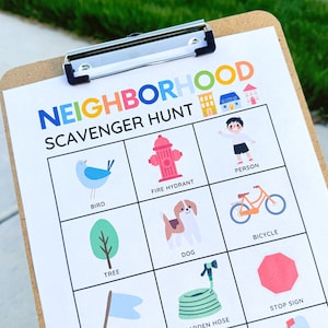 Preschool Scavenger Hunt Printable Pack: 10 Educational Hunts (PDF ...