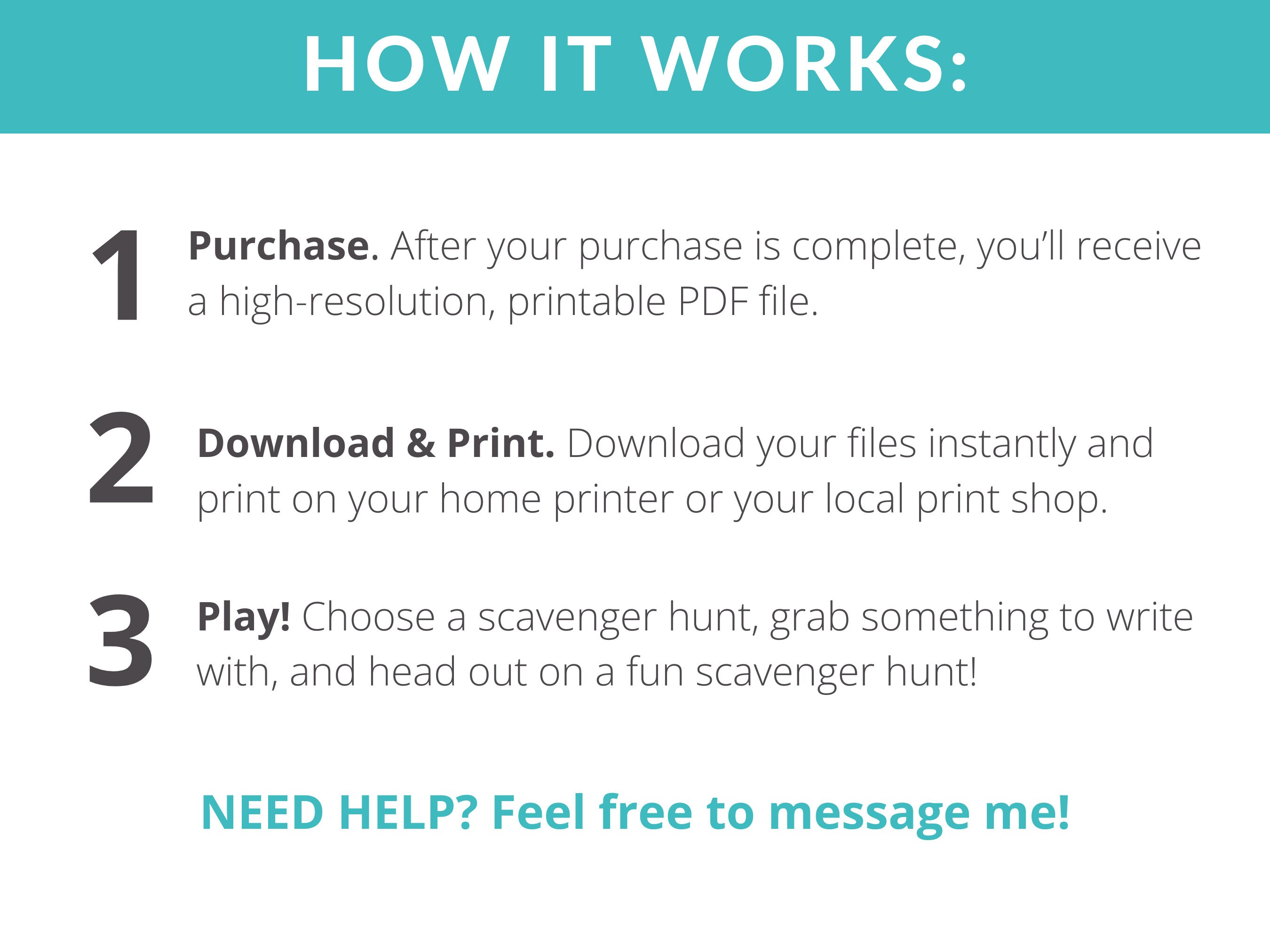 Preschool Scavenger Hunt Printable Pack: 10 Educational Hunts (PDF ...