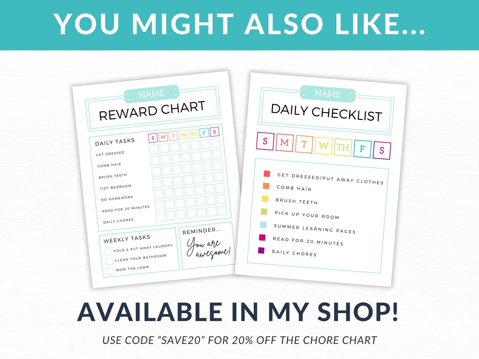 Before and After School Daily Routine Charts for Kids Editable Canva ...