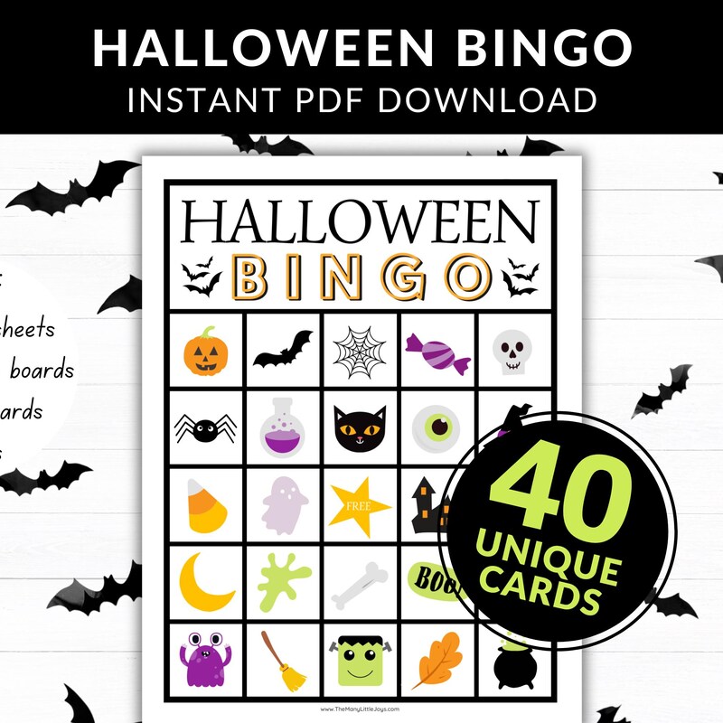 Halloween Bingo - Etsy
