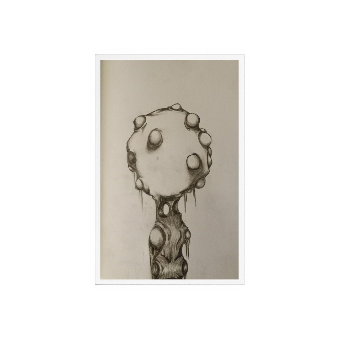 Fungal Acrylic Sign With Wooden Stand - Etsy