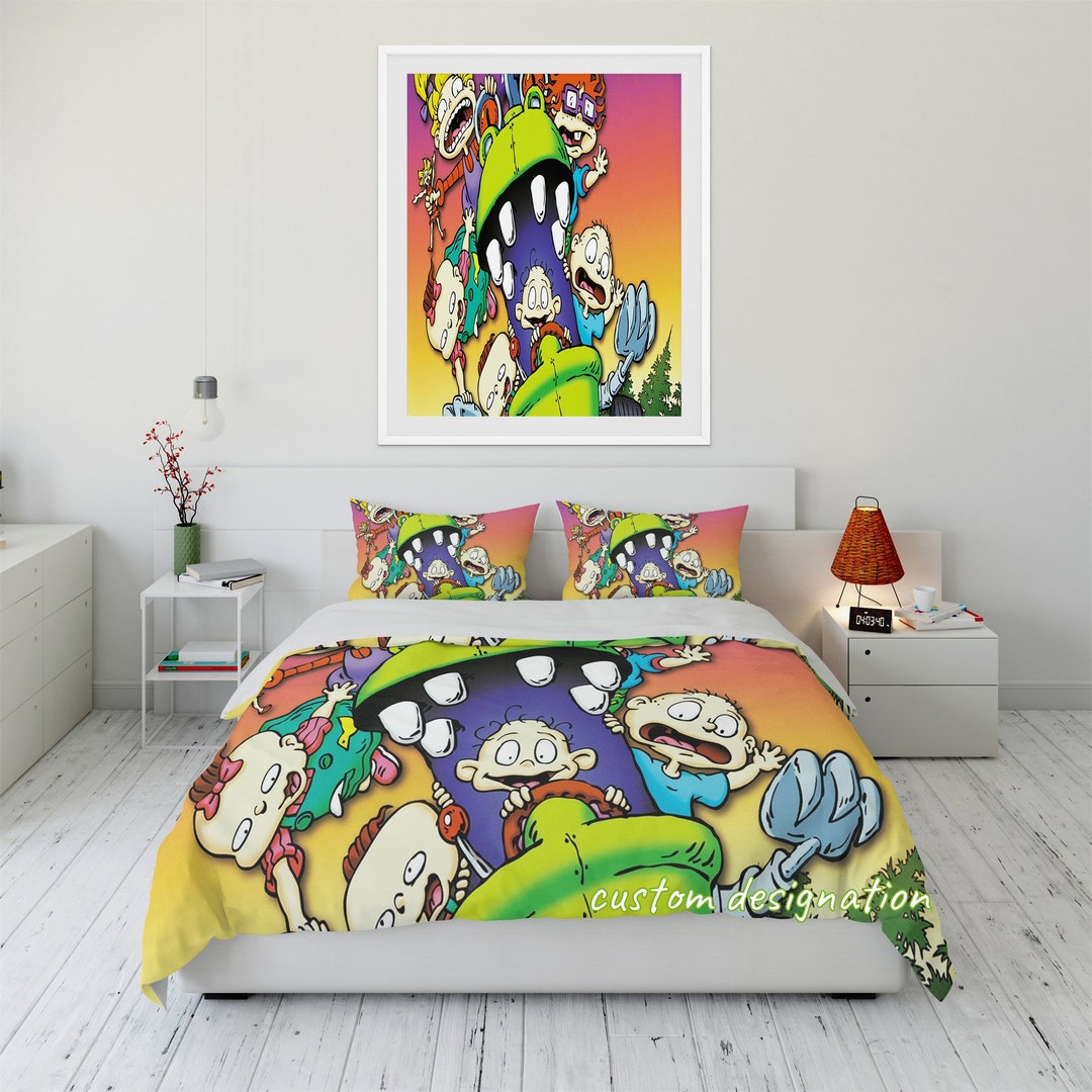 Personalize the Rugrats Pattern Printed Three Piece Set of - Etsy