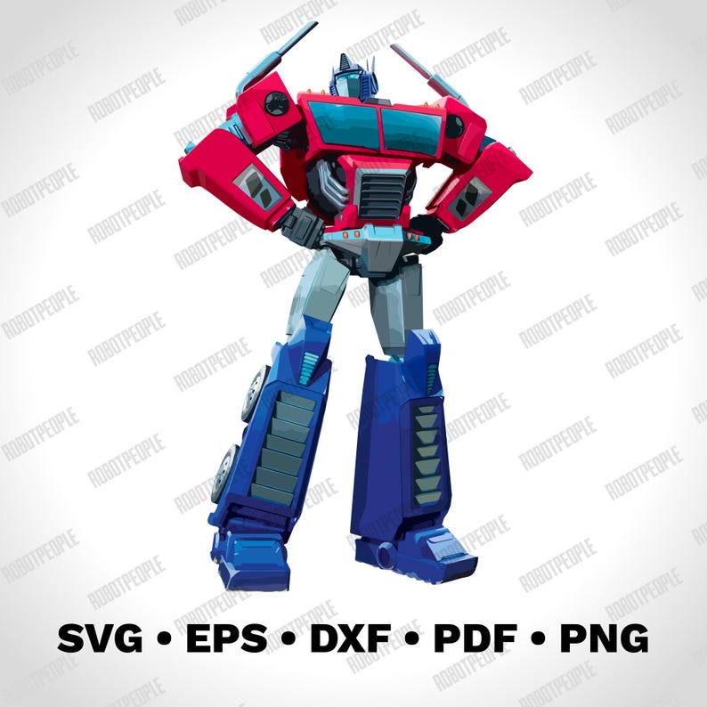 Transformer SVG / Optimus Prime SVG / earthspark, arte vectorial, eps ...
