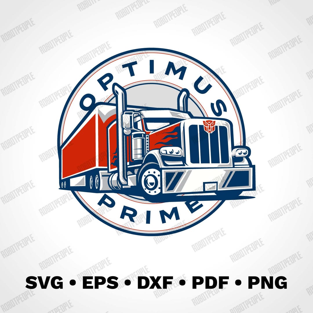 Optimus Prime SVG: Semi Truck Robot, Laser Cut File (digital Download ...