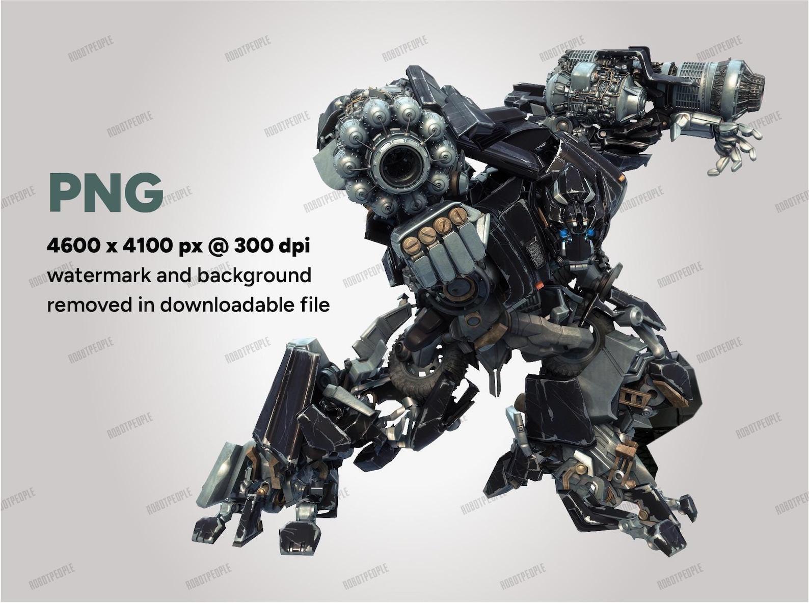 Transformer PNG Ironhide ROTB, Instant Download, 300 Dpi - Etsy Canada