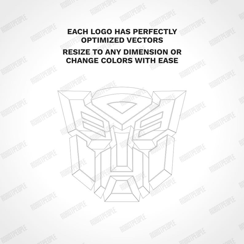 Transformers G1 Logo SVG Bundle: Autobots & Decepticons (digital ...
