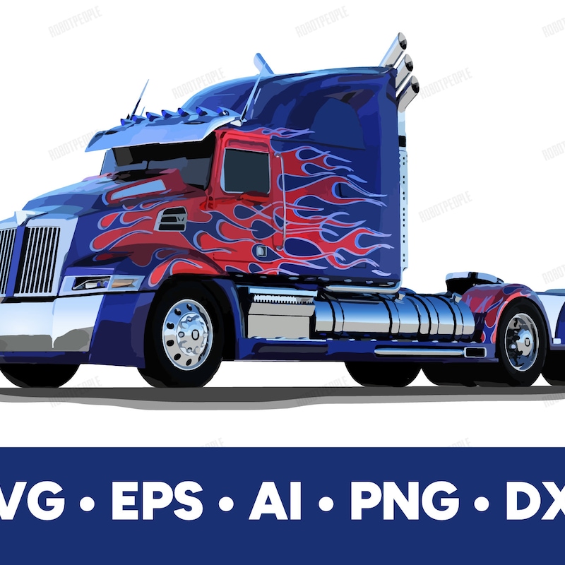 Optimus Prime Decal - Etsy
