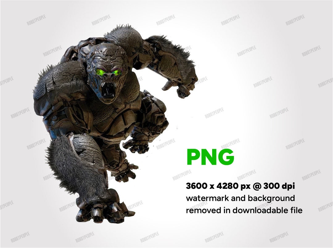 Transformer PNG Primal Beast Evolution of Robots, Instant Download - Etsy