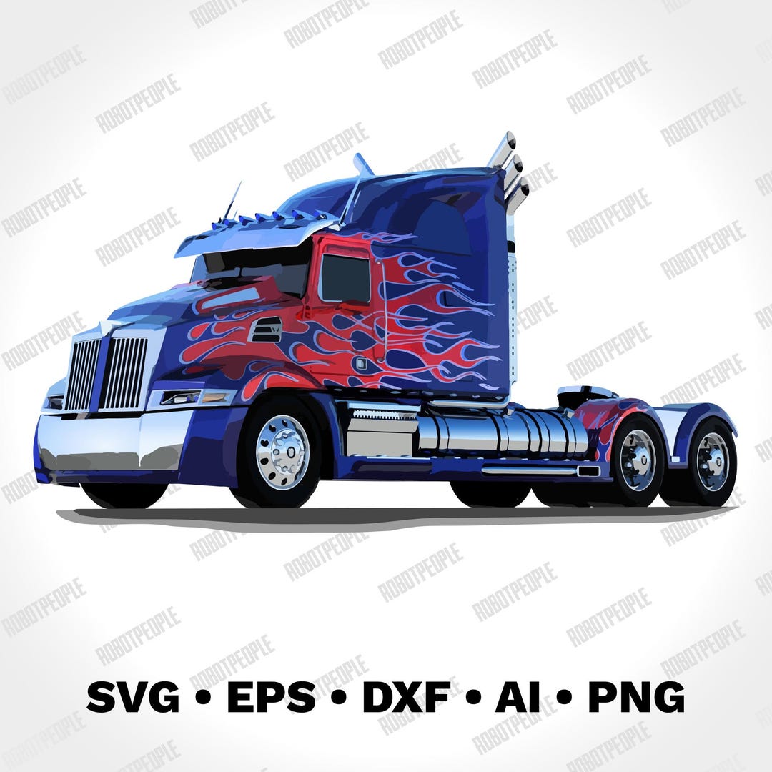 Transformers Optimus Prime SVG | Autobots Vector Clipart, Instant ...