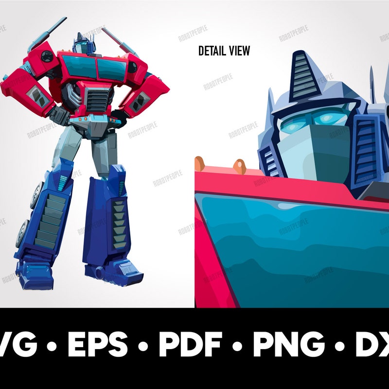 Optimus Prime Svg - Etsy
