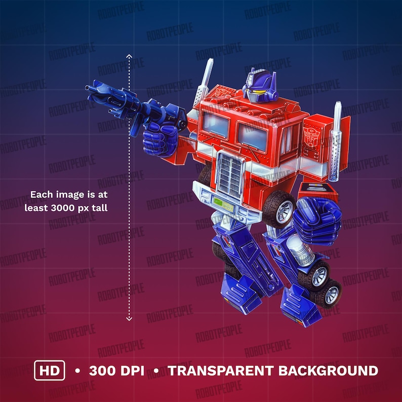G1 Transformers PNG Bundle | 18 Autobots Pngs | Optimus Prime ...