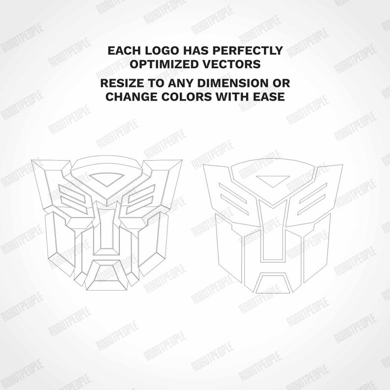 Transformers Autobots Logo Insignias SVG Bundle | Vector Clipart ...