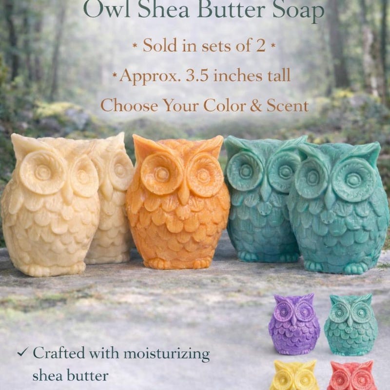 Owl Soap - Etsy
